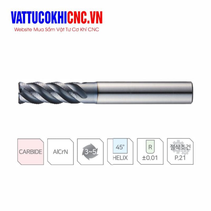 Dao Phá Thô SF51H 3F 5F Hợp Kim Của Widin – Dao Phay Inox